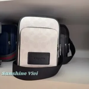 Coach | Bags | Nwt Coach Mens Racer Sling Pack In Signature Canvas ...
